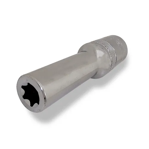 Soquete Torx Fêmea 1/2″ x E11 Longo – Vip Industrial – Tem Ferramentas